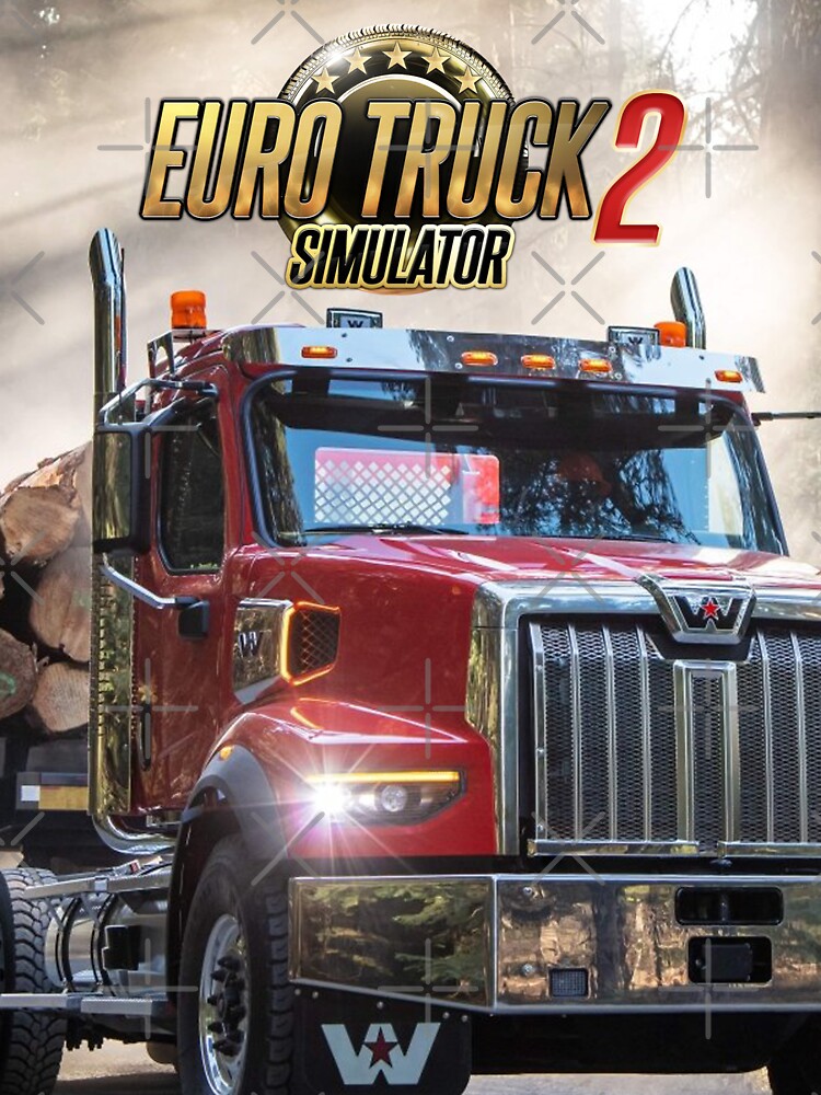 "Euro Truck Simulator 2 Merch" T-shirt for Sale by NIZOUVIP | Redbubble ...