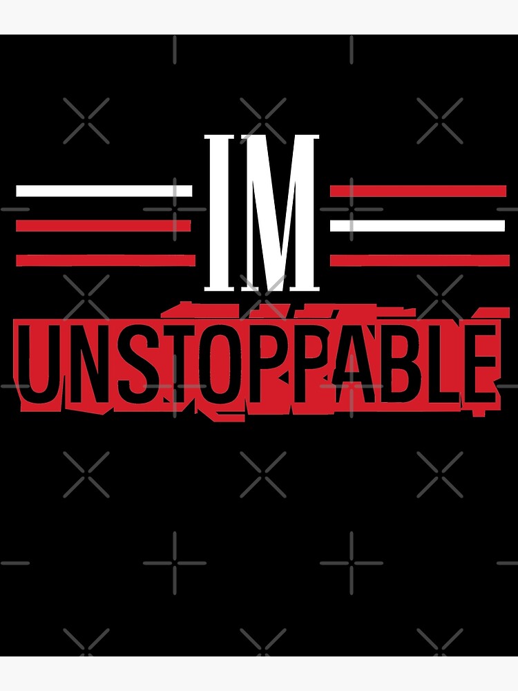 Póster «Soy imparable El mejor eslogan de frase de motivación» de ...