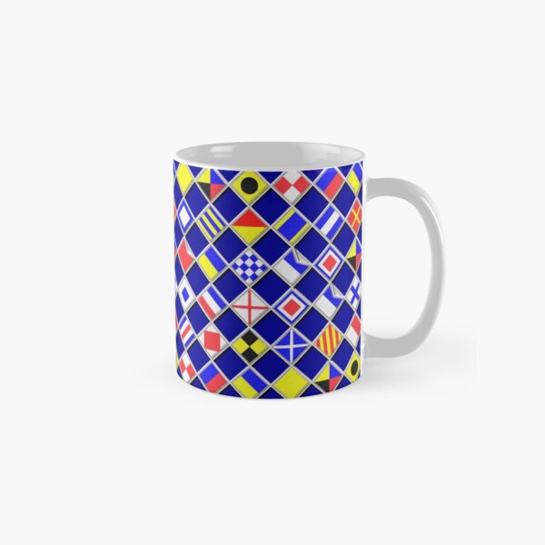 "Checkered Nautical Signal Flags " Coffee Mug for Sale by Garaga ...