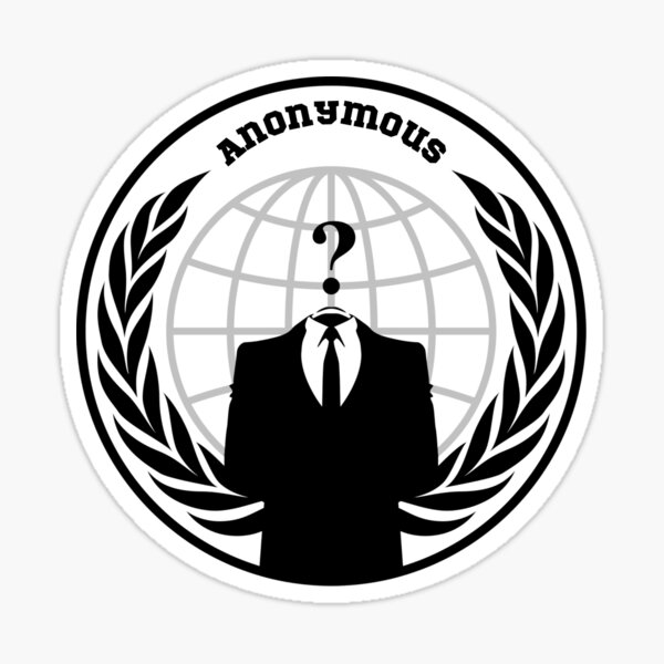 "Anonymous" Sticker for Sale by KoolestDesigns | Redbubble