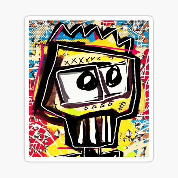 "Neo-Expressionism. Abstract expressionism in art" Sticker for Sale by ...