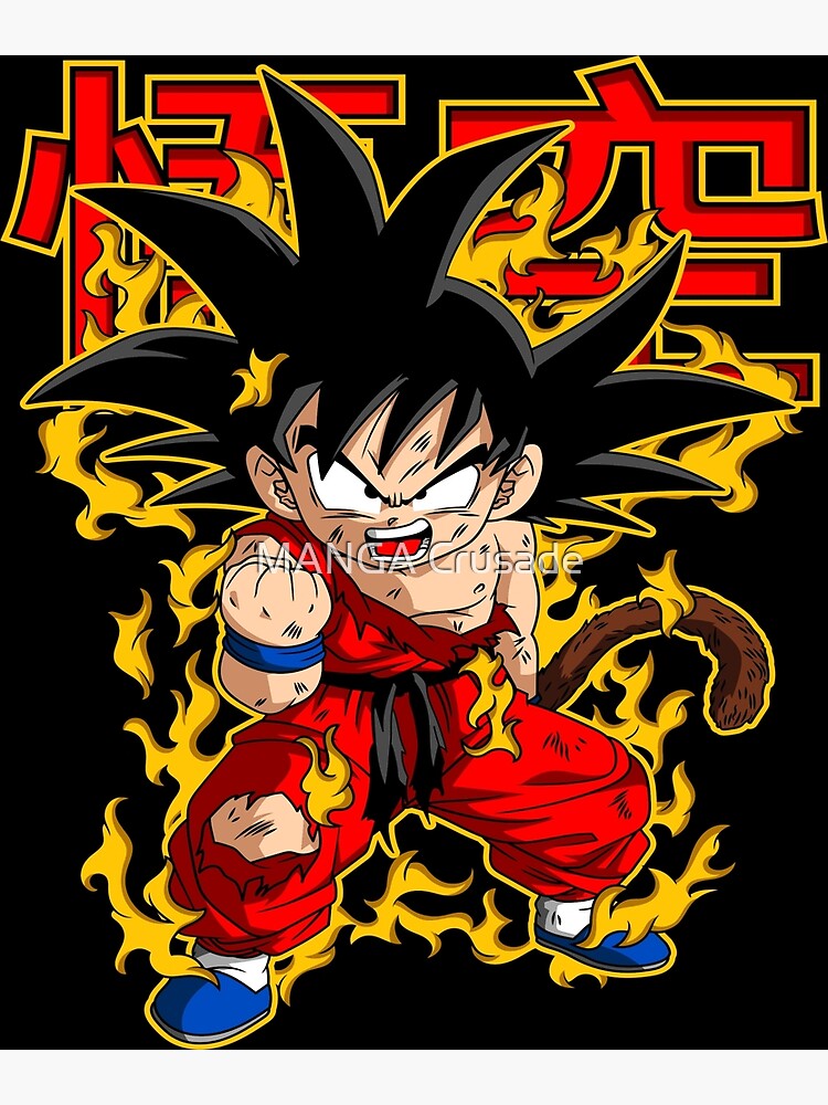 "Kid Goku Rage" Poster for Sale by Joshieboy1992 | Redbubble