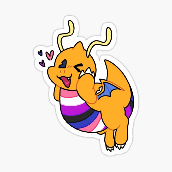 Dragaynite Genderfluid Pride Dragon Sticker For Sale By