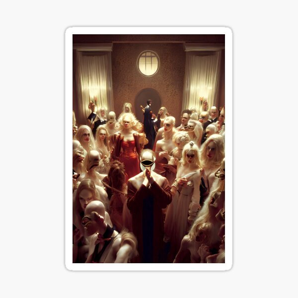 "Masked Ball II" Sticker for Sale by BorisDavonte | Redbubble