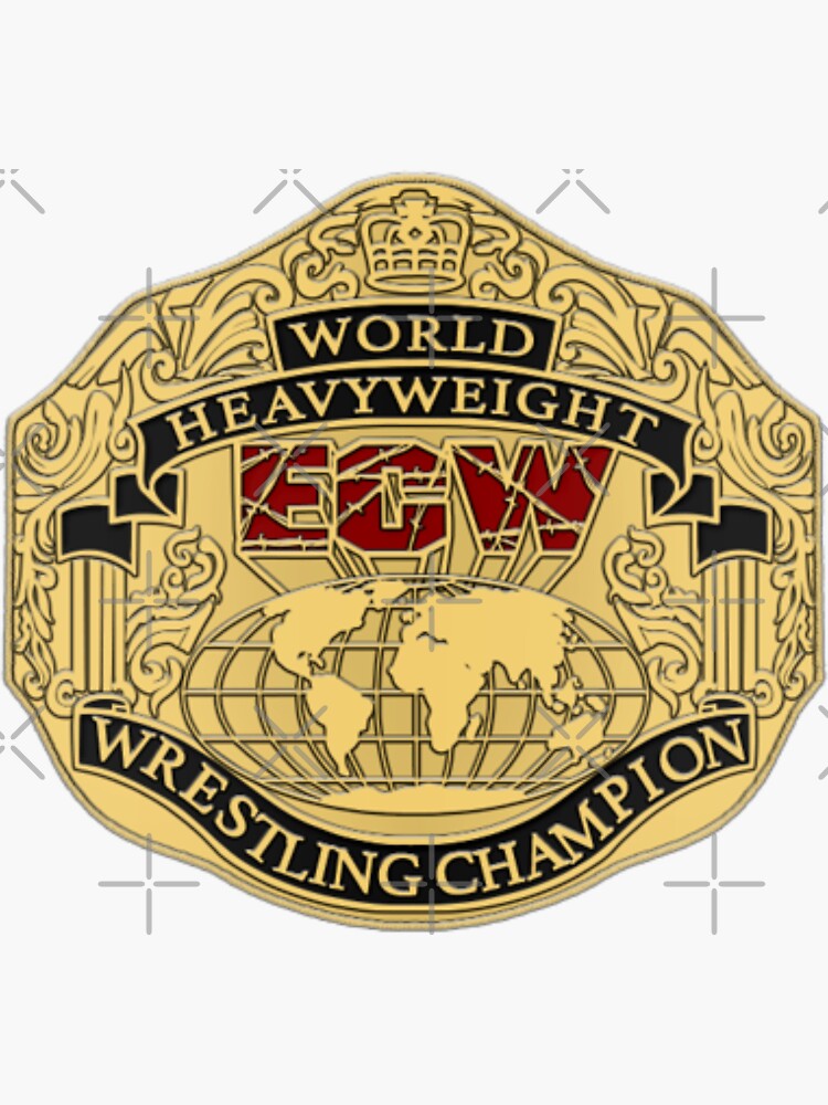 "Wrestling Championship Belt" Sticker for Sale by Saint-Designs77 ...