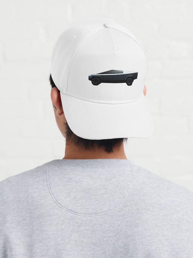 "Tesla cutout Cybertruck" Cap by TeslaMotion | Redbubble