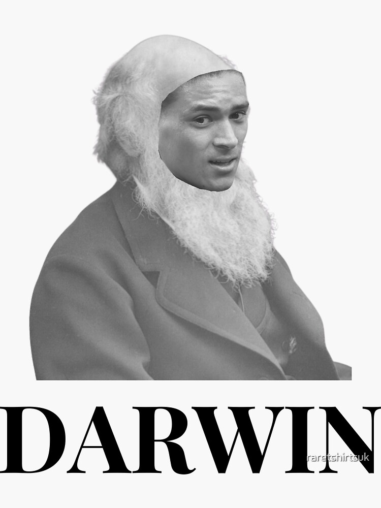 "Darwin Nunez as Charles Darwin - Unisex T-Shirt - Joke Funny Darwinism ...