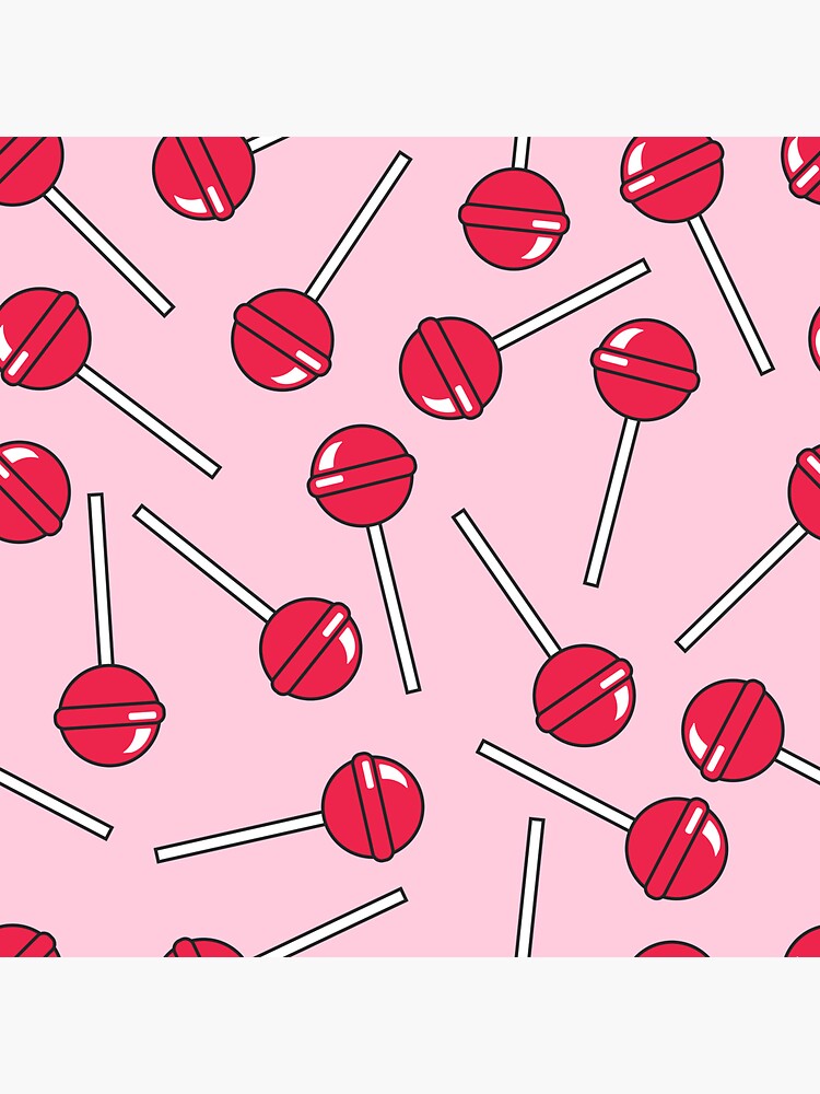 "Pink Candy Lollipop" Sticker for Sale by newburyboutique | Redbubble
