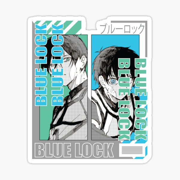 "Blue Lock Japanese Manga Anime" Sticker for Sale by ZippedShawn ...