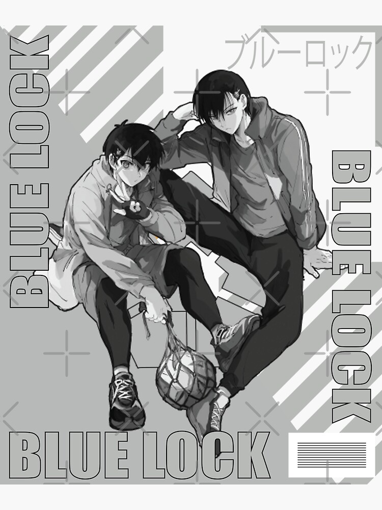 "Blue Lock Japanese Manga Anime" Sticker for Sale by ZippedShawn ...