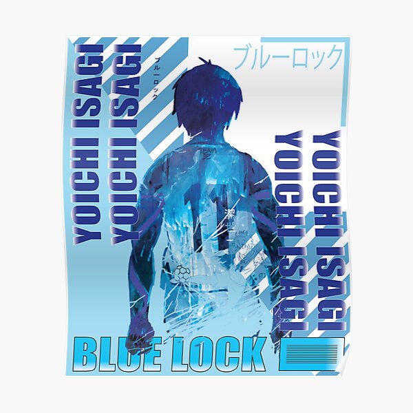 "Blue Lock Character T Shirt Yoichi Isagi, Blue Lock Anime Blue Lock ...
