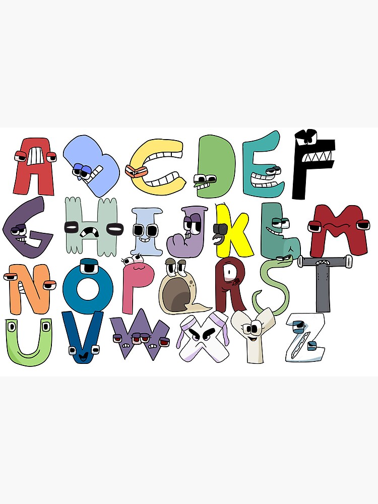 "Alphabet Lore Sticker" Art Print for Sale by BurstArtMod | Redbubble