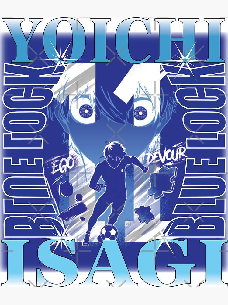 "Blue Lock Character T Shirt Yoichi Isagi, Blue Lock Anime Blue Lock ...