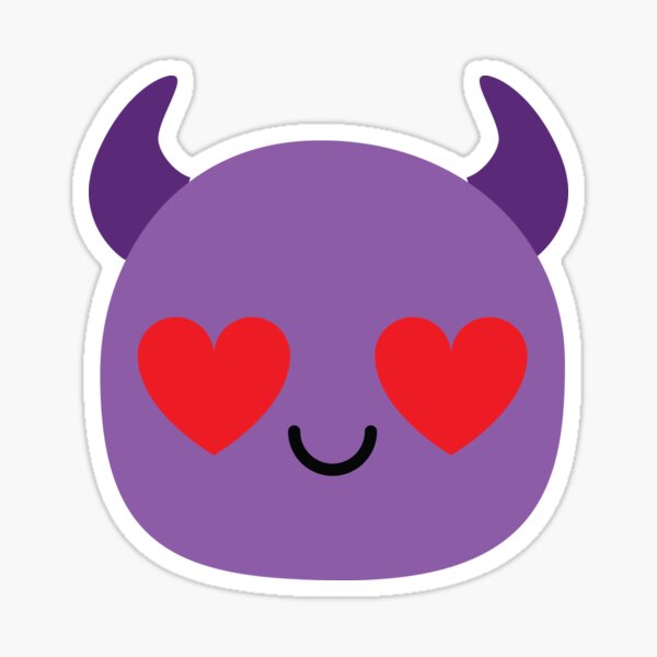 "Devil Emoji " Sticker for Sale by HippoEmo | Redbubble
