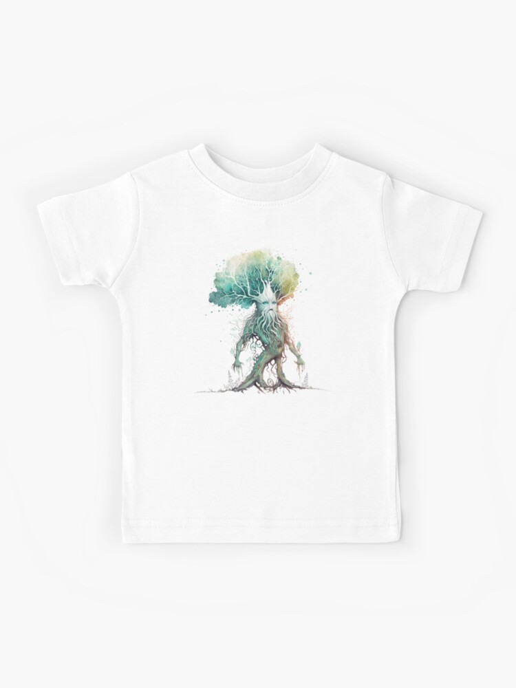"Tree Ent - Watercolor Art - White - Fantasy" Kids T-Shirt for Sale by ...