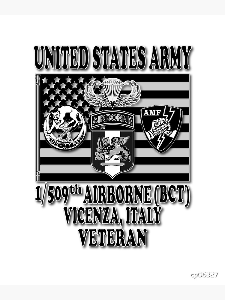509th Infantry Airborne Vincenza Italy U.S. Army 1st Sgt. Anthony