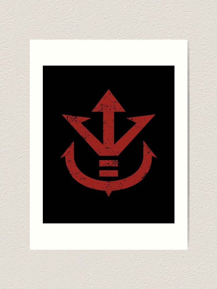 "Vegeta Saiyan Royal Symbol" Art Print for Sale by artado | Redbubble