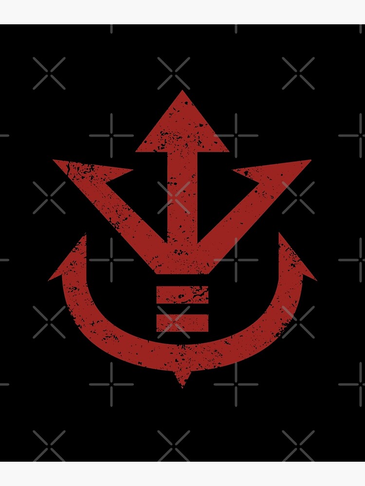 "Vegeta Saiyan Royal Symbol" Art Print for Sale by artado | Redbubble
