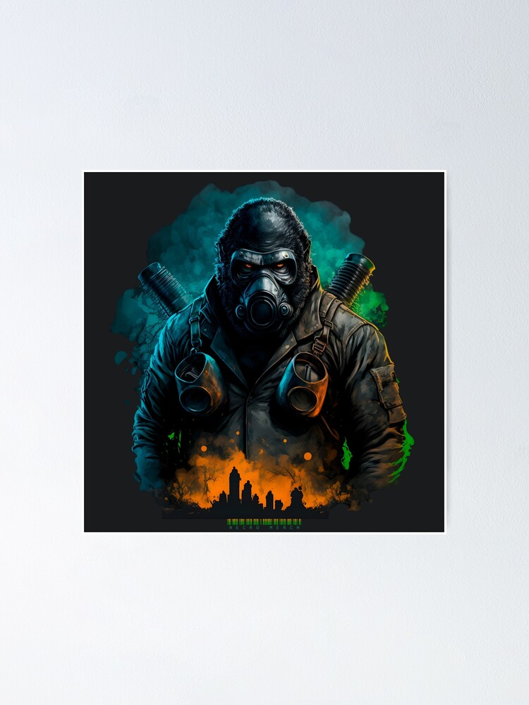 "Apecalypse - Necro Merch " Poster for Sale by NecroMerch | Redbubble