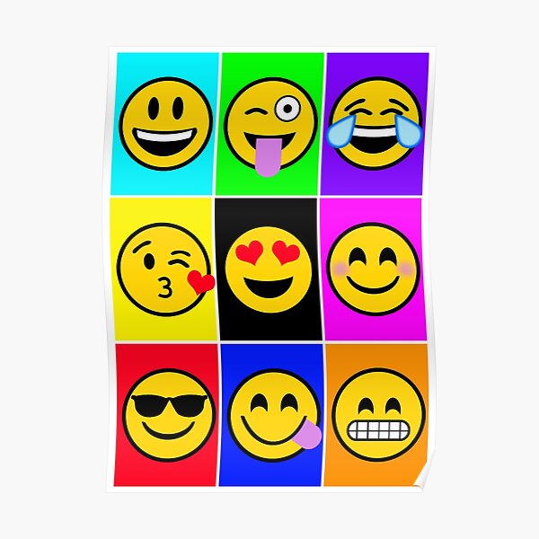 Emojis Posters | Redbubble