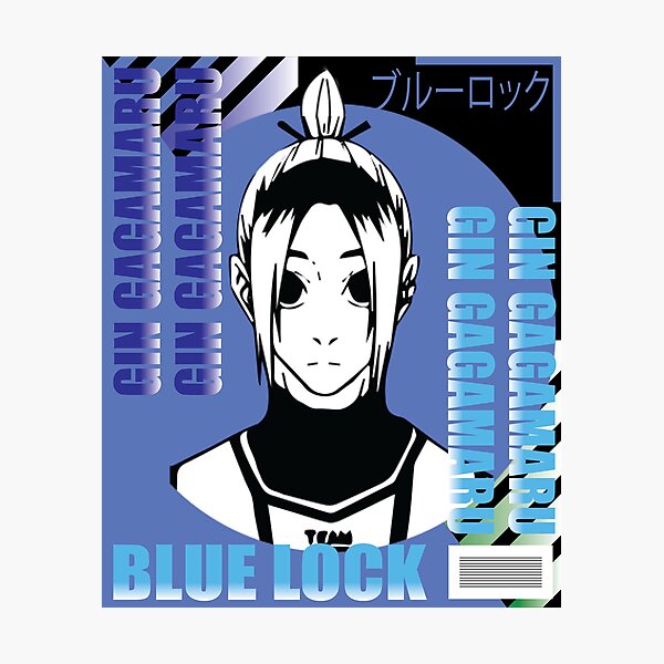 "Gagamaru Gin Blue Lock Blue Lock Manga Anime " Photographic Print for ...