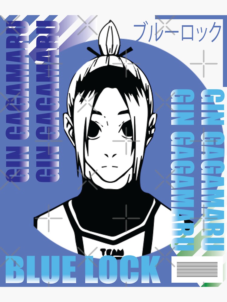 "Gagamaru Gin Blue Lock Blue Lock Manga Anime " Sticker for Sale by ...