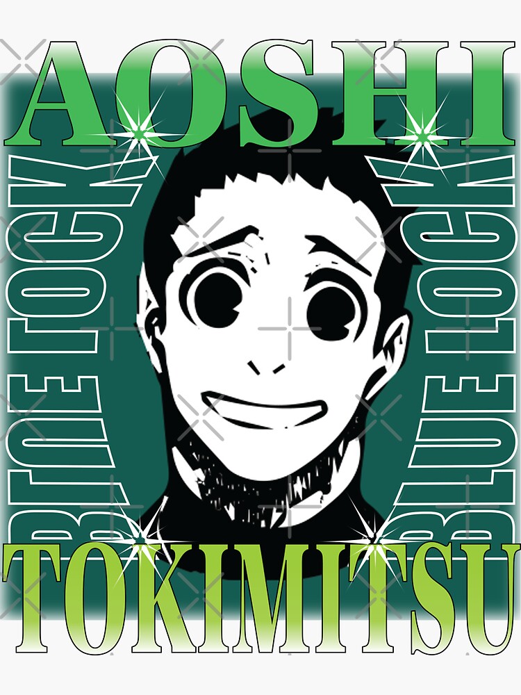 "Tokimitsu Aoshi Blue Lock Blue Lock Manga Anime " Sticker for Sale by ...
