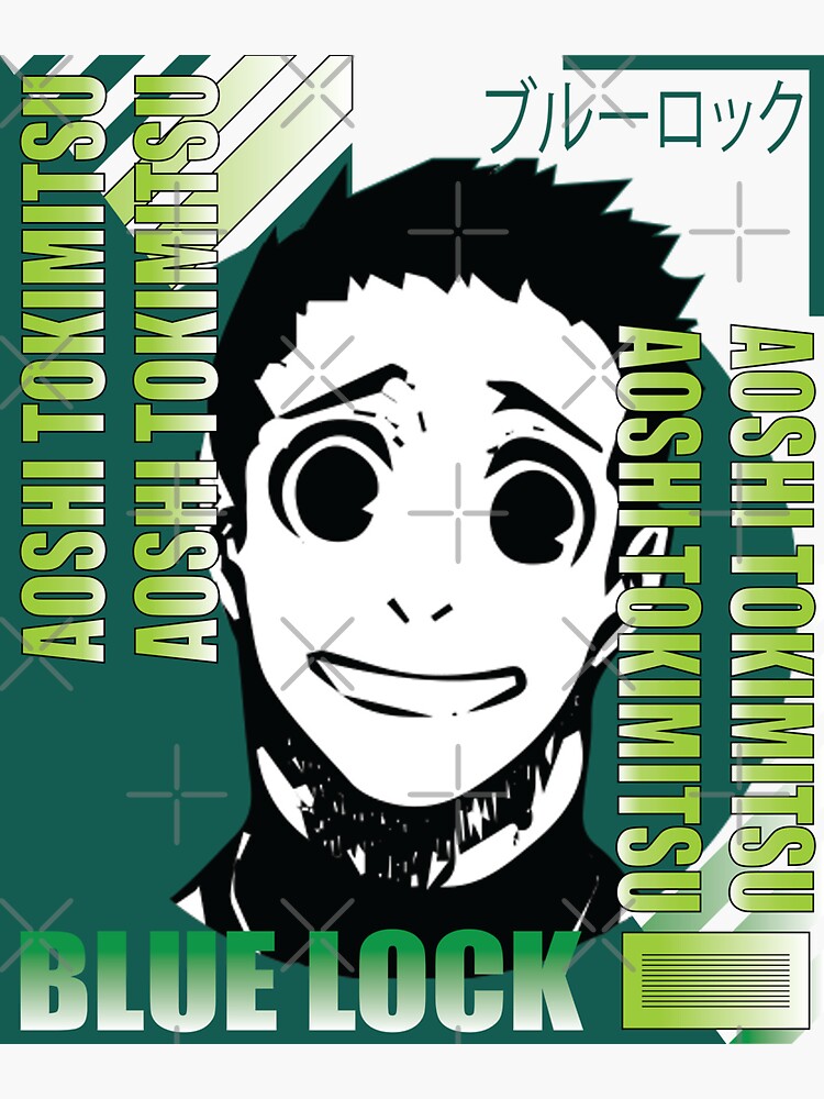 "Tokimitsu Aoshi Blue Lock Blue Lock Manga Anime " Sticker for Sale by ...