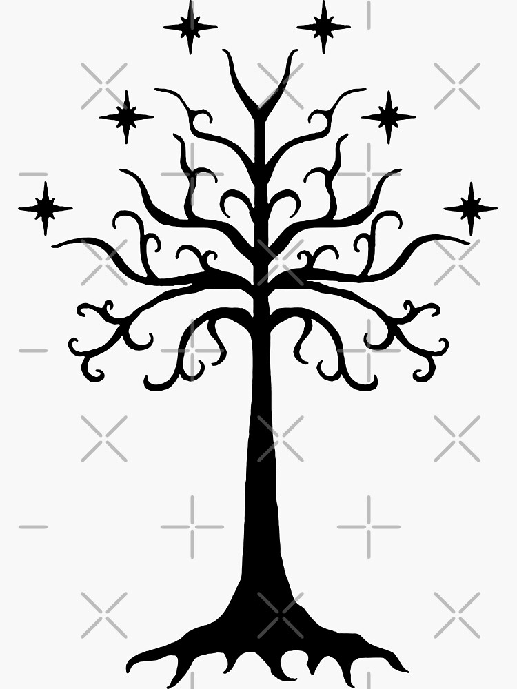 "The mythical tree" Sticker for Sale by casimerc | Redbubble