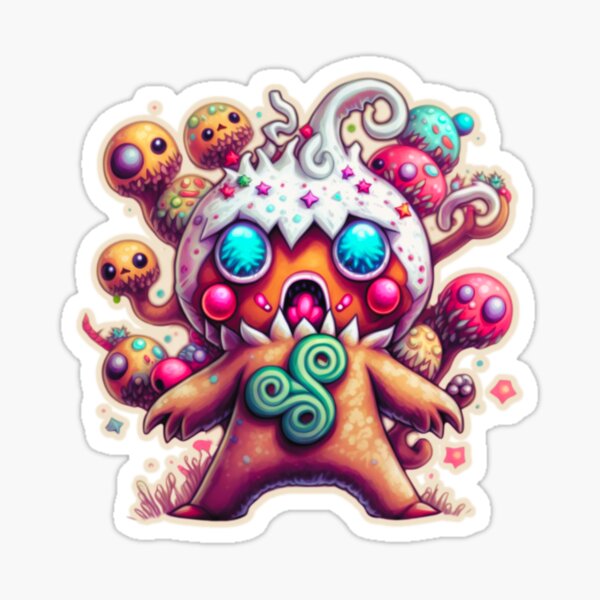 "Colorful Sweet Gingerbread Man / Fantasy Land Dwellers Gingerbread Man ...