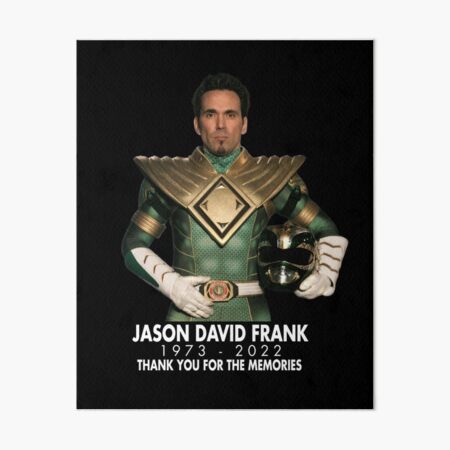 "Jason David Frank - Green Ranger White R.I.P Signature Vintage Retro ...