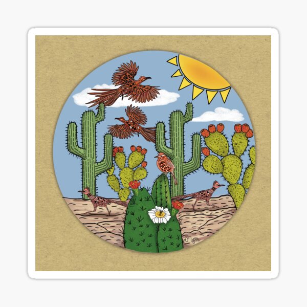"Arizona desert" Sticker for Sale by Mgcn | Redbubble