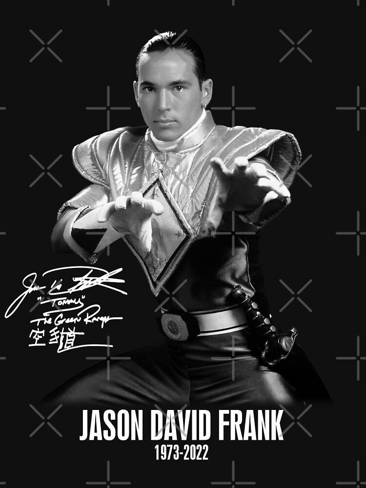 Jason David Frank Green Ranger White R I P Signature Vintage Retro