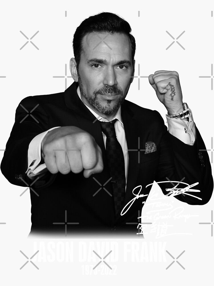 "Jason David Frank - Green Ranger White R.I.P Signature Vintage Retro ...