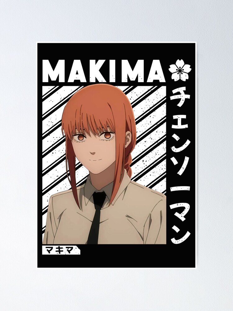"Makima Smile" Poster for Sale by Neelam789 | Redbubble