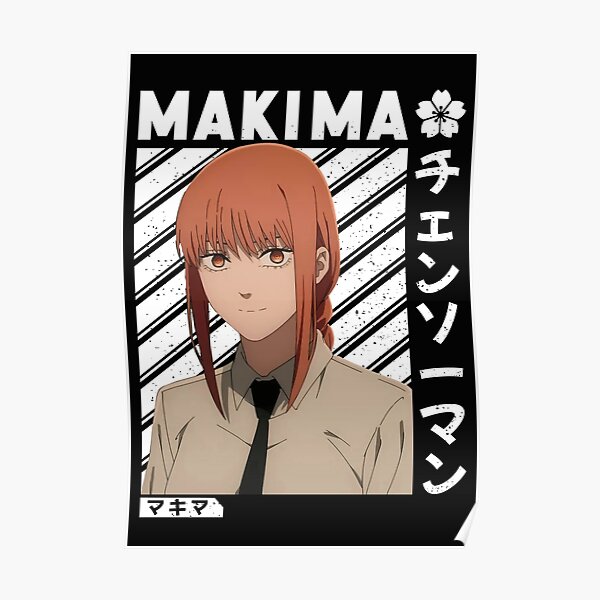 "Makima Smile" Poster for Sale by Neelam789 | Redbubble
