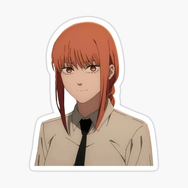 "Makima Smile" Sticker for Sale by Neelam789 | Redbubble