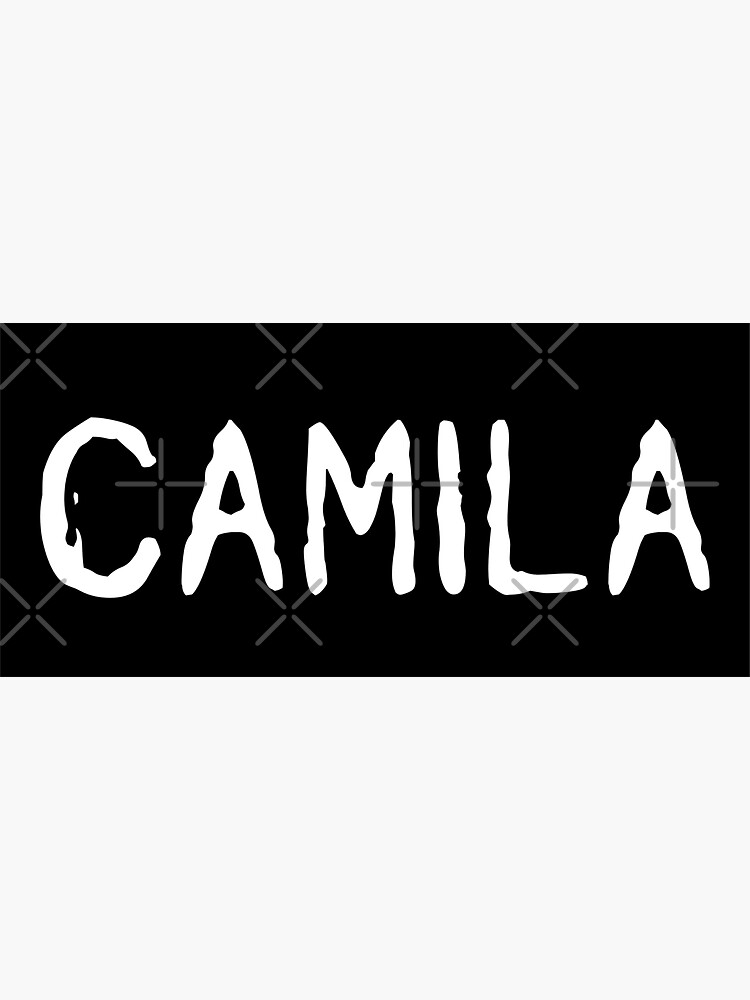"Camila Name" Sticker for Sale by GoldTypo | Redbubble