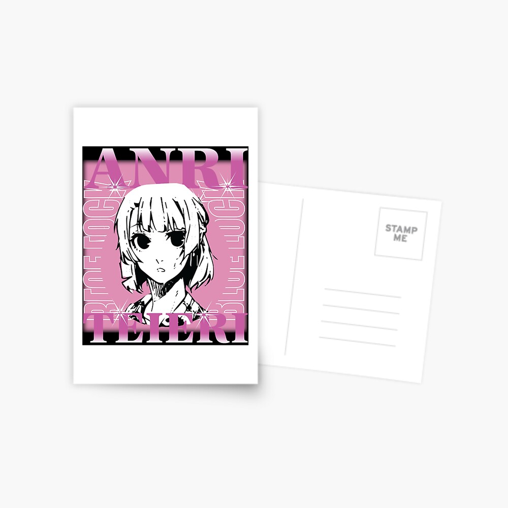 "Anri Teieri Blue Lock Blue Lock Manga Anime" Postcard for Sale by ...