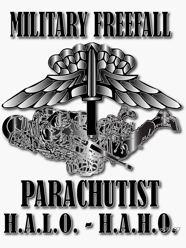 "Military Freefall Parachutist" Sticker for Sale by cp06327 | Redbubble