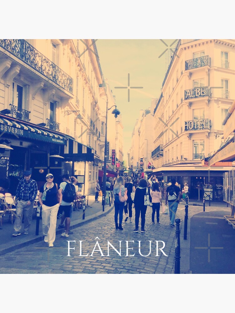 Flâneur” …Quote. City Streets in Paris. Urban Photo by Carraann ...