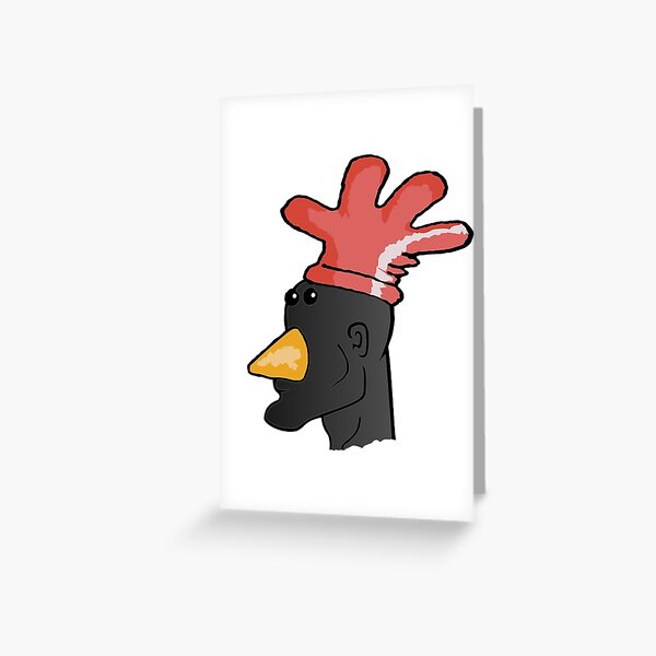 "Chadders the chicken handsome Chad meme cartoon" Greeting Card for ...