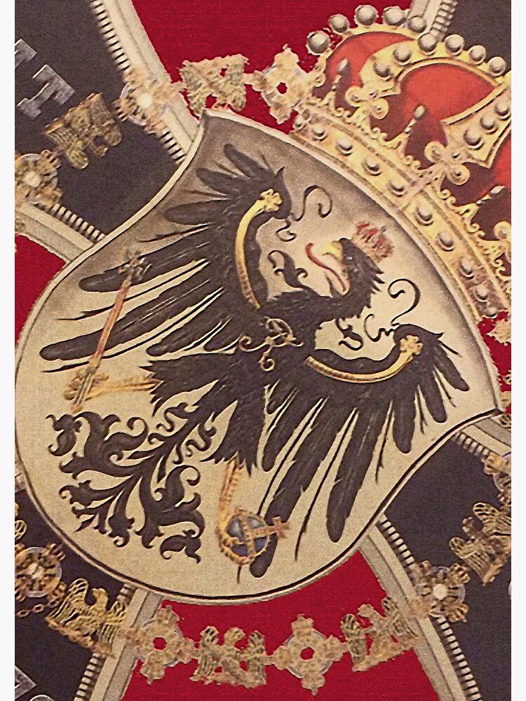 "Deutscher Adler und Eisernes Kreuz von Preußen" Spiralblock von edsimoneit | Redbubble