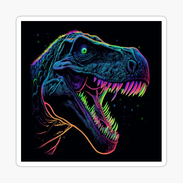 "Menacing Bite" Sticker for Sale by Soda-Pop-Art-87 | Redbubble