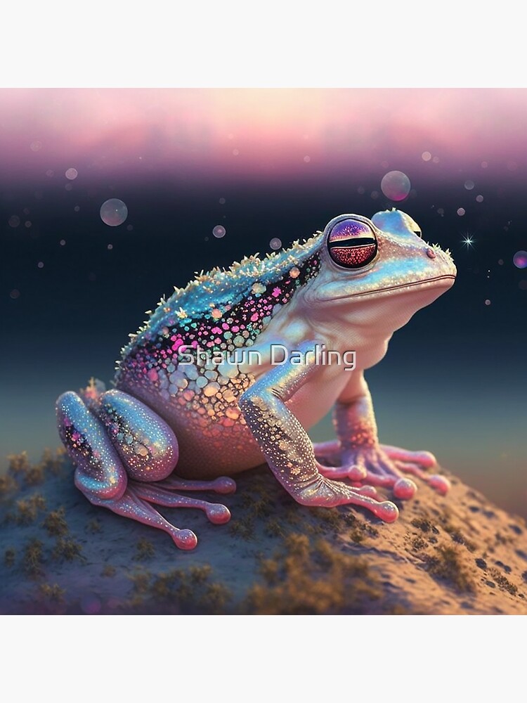 "Celestial frog 1" Sticker for Sale by gryphonsegg | Redbubble