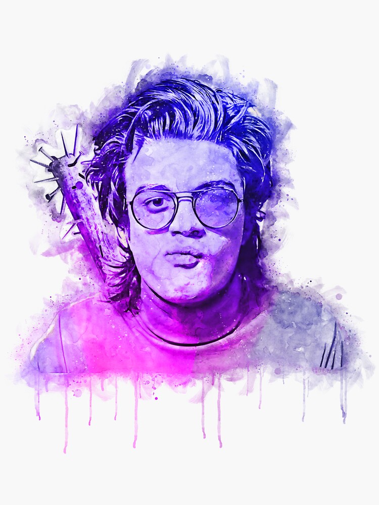 "Stranger Things Steve Harrington" Sticker for Sale by Stratomi | Redbubble
