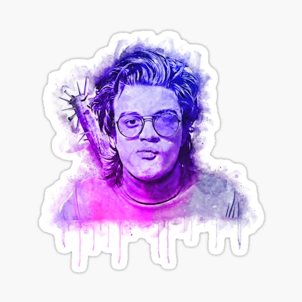 "Stranger Things Steve Harrington" Sticker for Sale by Stratomi | Redbubble