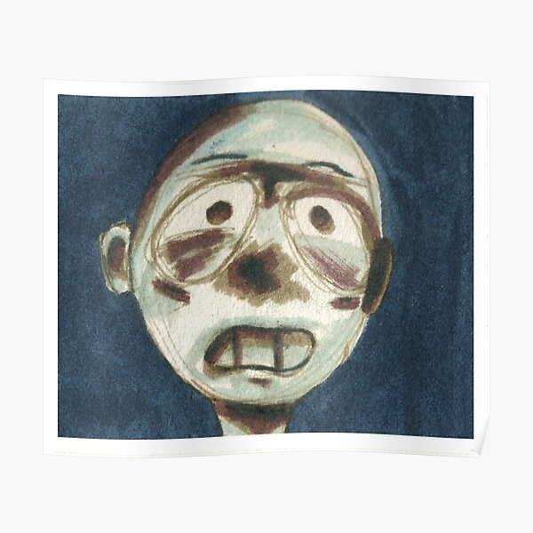 "Angry face " Poster for Sale by ArtworkbyAbbey | Redbubble