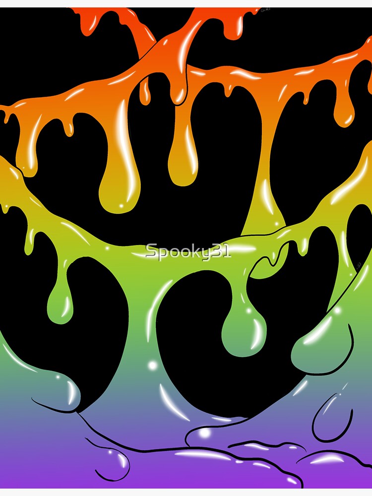 "Slime work" Sticker for Sale by Spooky31 | Redbubble