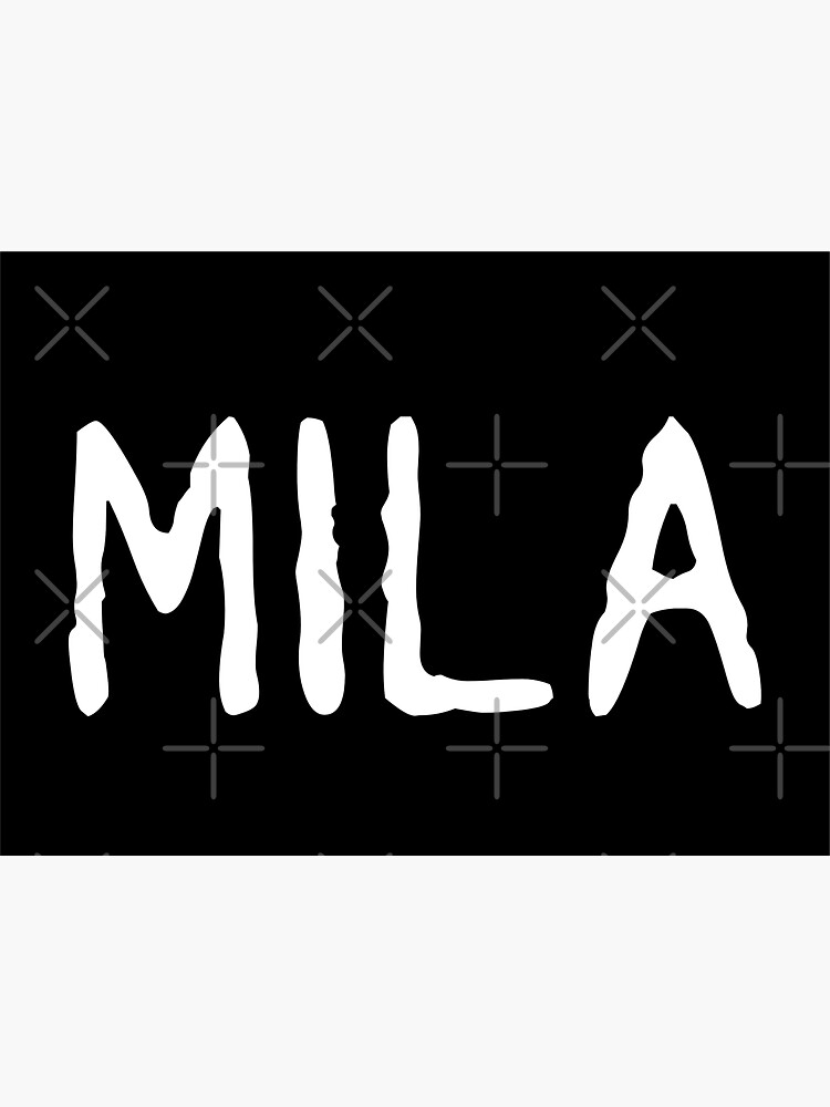 "Mila Name" Sticker for Sale by GoldTypo | Redbubble
